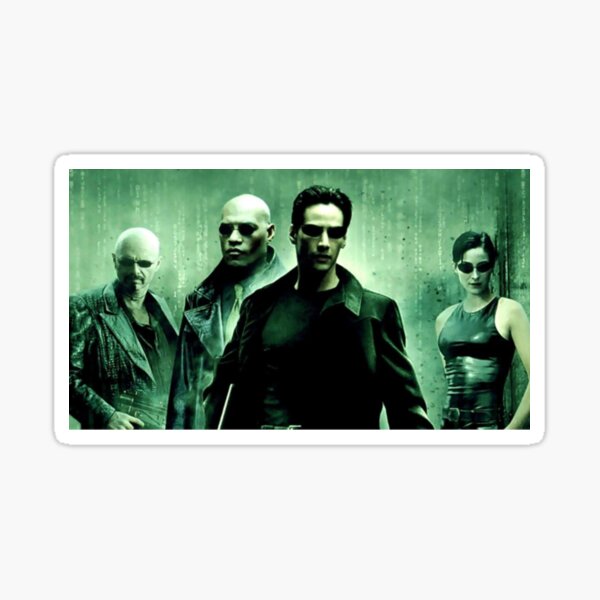 "The Matrix Movie Art " Sticker for Sale by NSTLG | Redbubble