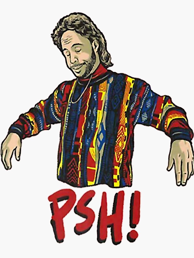 "PSH!" Sticker for Sale by Vernareene | Redbubble