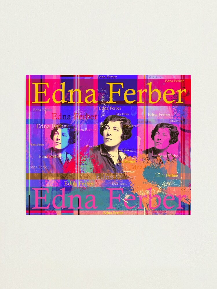 Lámina fotográfica «Retrato de Edna Ferber, escritora famosa, ganadora ...