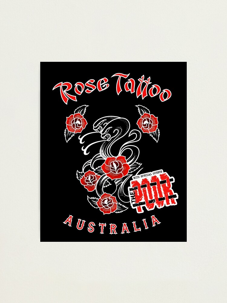 "Art 04 Rose Tattoo Australien Tour 2021" Fotodruck von ngabbitus ...