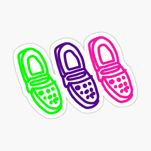 "Colorful phones" Sticker by Seleensalhieh | Redbubble
