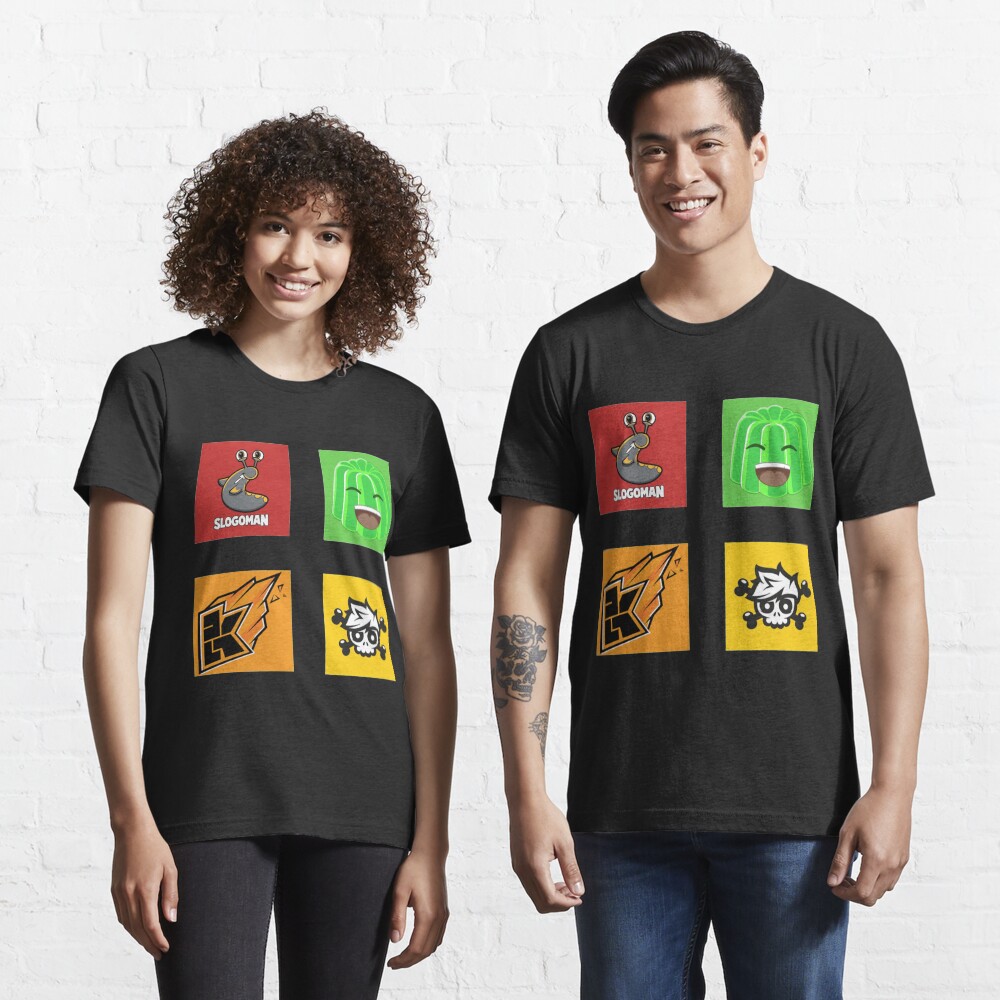 "Slogo, Jelly, Crainer and Kwebbelkop " T-shirt for Sale by Geschenkyya ...