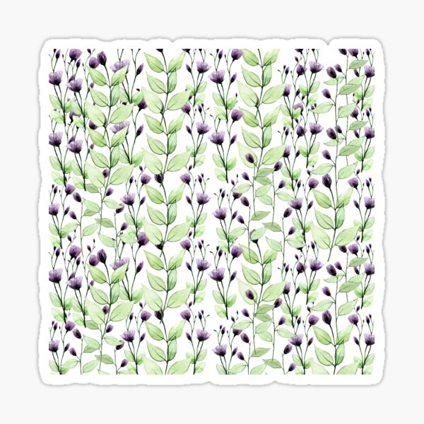"simple beautiful violet purple transparent watercolor wild flowers ...