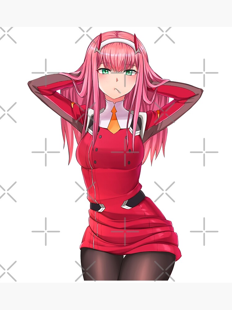 "cute zero two dancing " Poster for Sale by johnngobosart | Redbubble