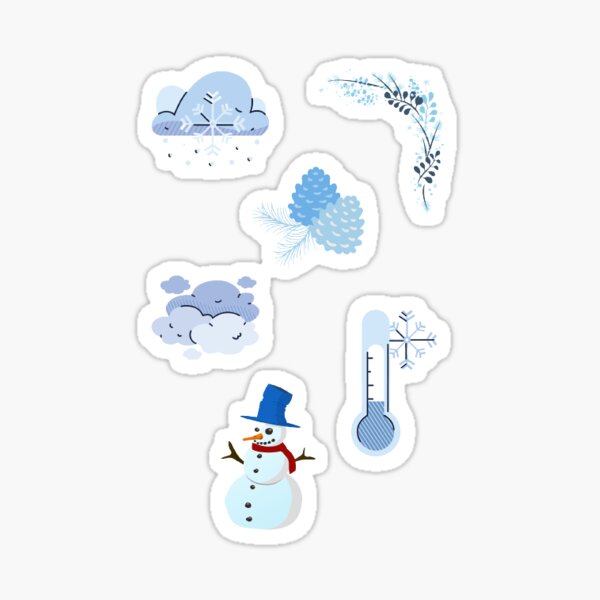 "Cold weather Merry Christmas " Sticker for Sale by Noor-alhuda | Redbubble