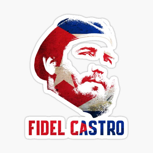 "Fidel Castro" Sticker by capoeraz | Redbubble