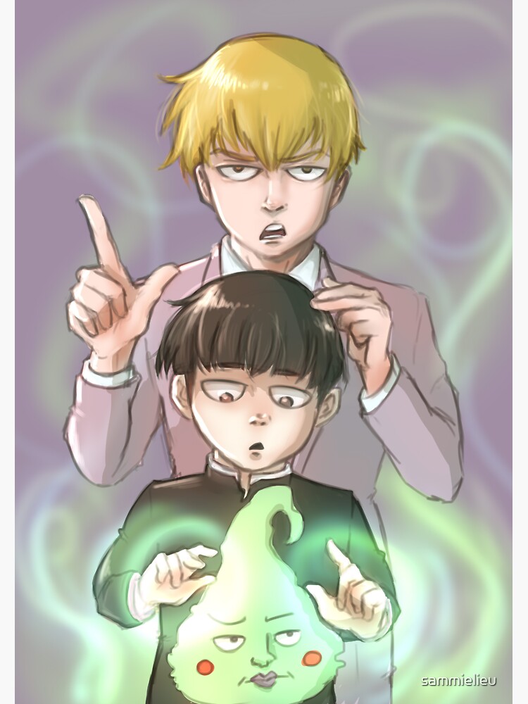 Pegatina «Lección número uno Mob-kun» de sammielieu | Redbubble