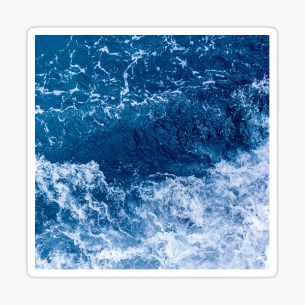 "Sea Waves" Sticker by Artystico | Redbubble