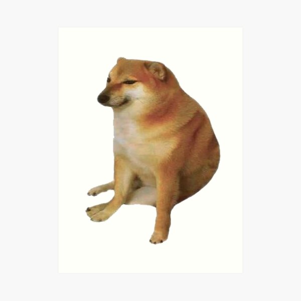 "cheems" Art Print for Sale by ProyectoPhoenic | Redbubble