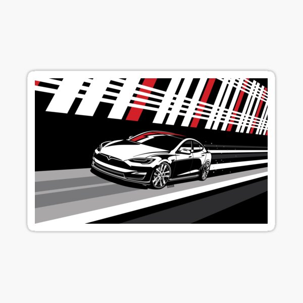 "Tesla Model S Plaid Original Fan Art serial number: TMS001BNWW ...