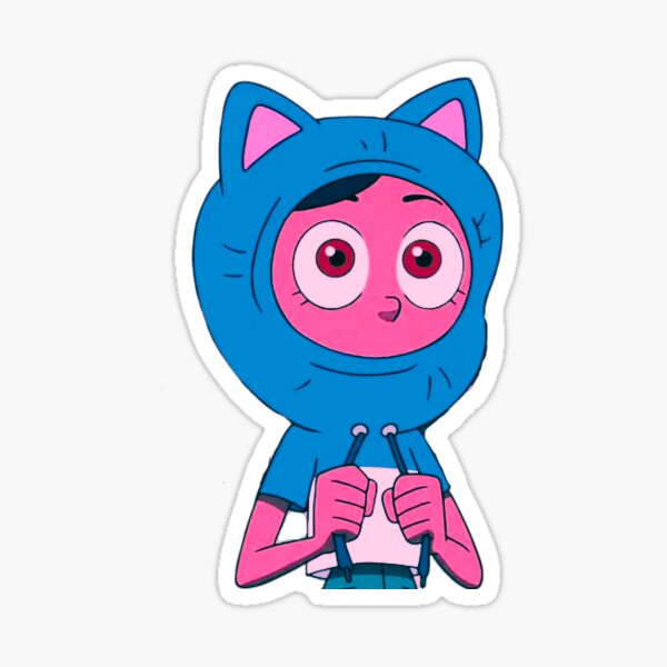 "Pink and Blue Luz Noceda Sticker" Sticker by Lumity4L | Redbubble