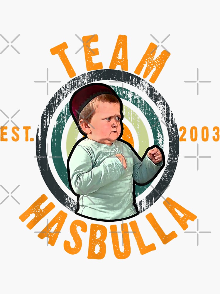 Pegatina «hasbulla magomedov, hasbulla, hasbulla hasbulla» de Sagore ...