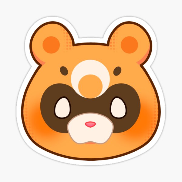 "Guoba Cara - Genshin Impact (Orange)" Sticker by AnnaLichter | Redbubble