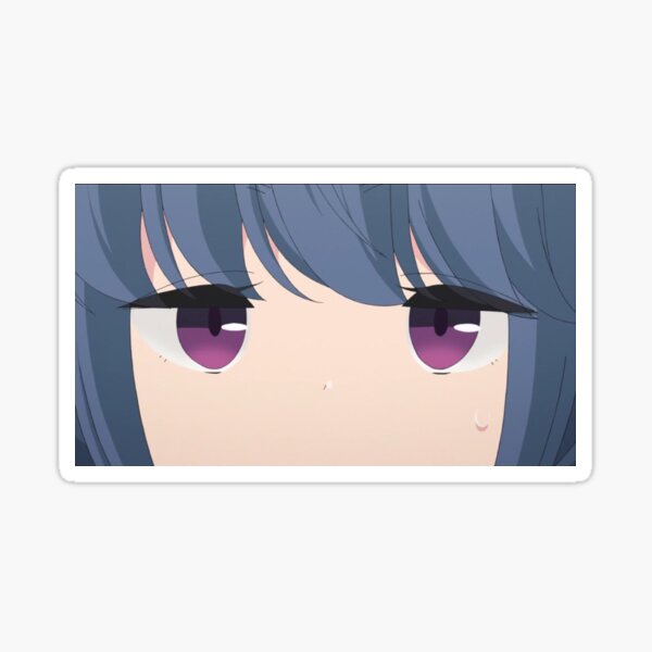 "Shima Rin Eyes (Yuru Camp)" Sticker for Sale by Bambeau | Redbubble