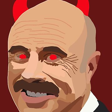 "Evil Dr Phil" Greeting Card for Sale by alyssafrey | Redbubble