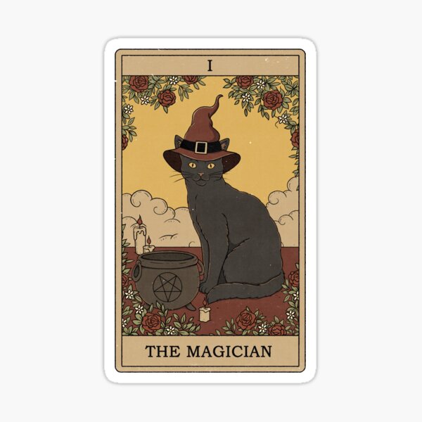 "The Magician" Sticker for Sale by Thiago Corrêa | Redbubble