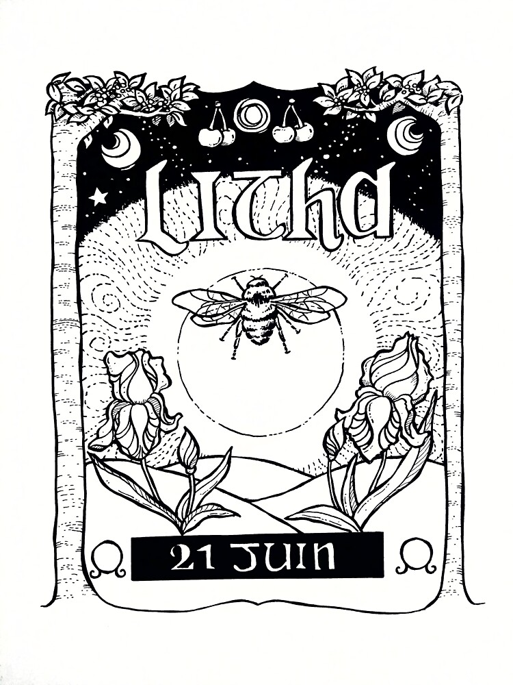 "Litha" Sticker for Sale by AudreyFavre | Redbubble