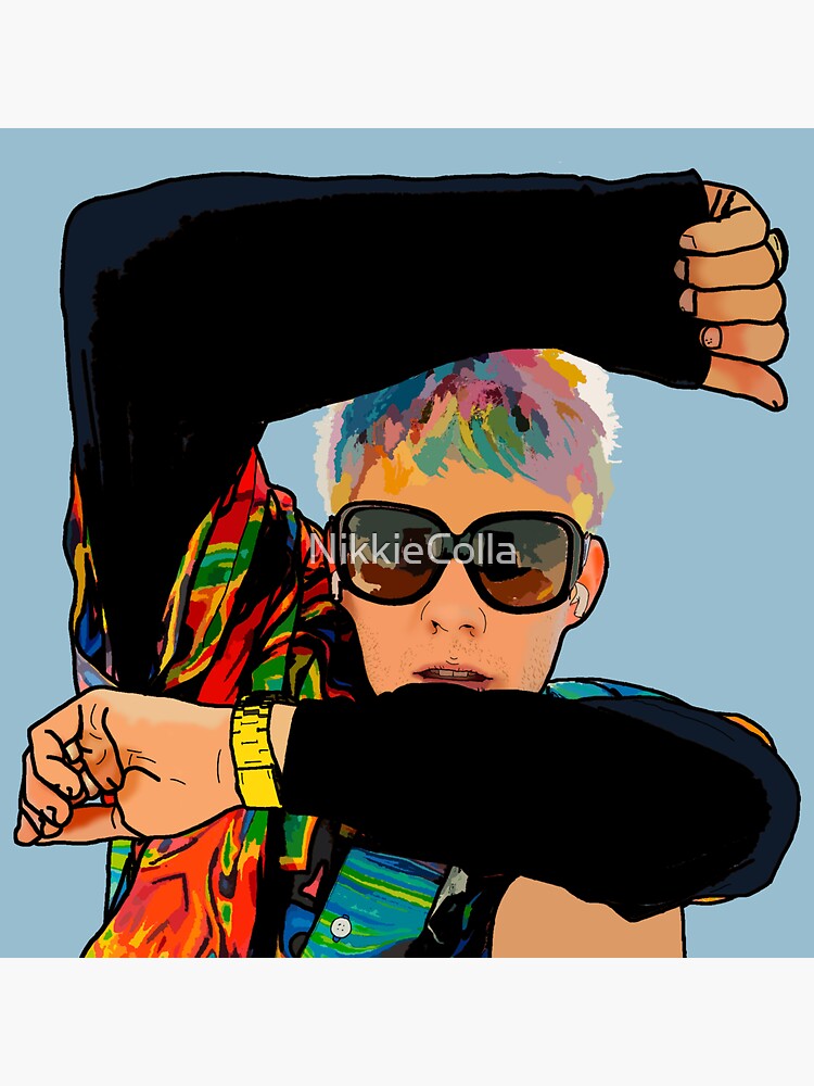 "Awsten Knight fan art" Sticker for Sale by NikkieColla | Redbubble