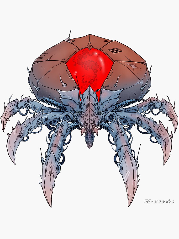 "Robot tick" Sticker for Sale by GS-artworks | Redbubble