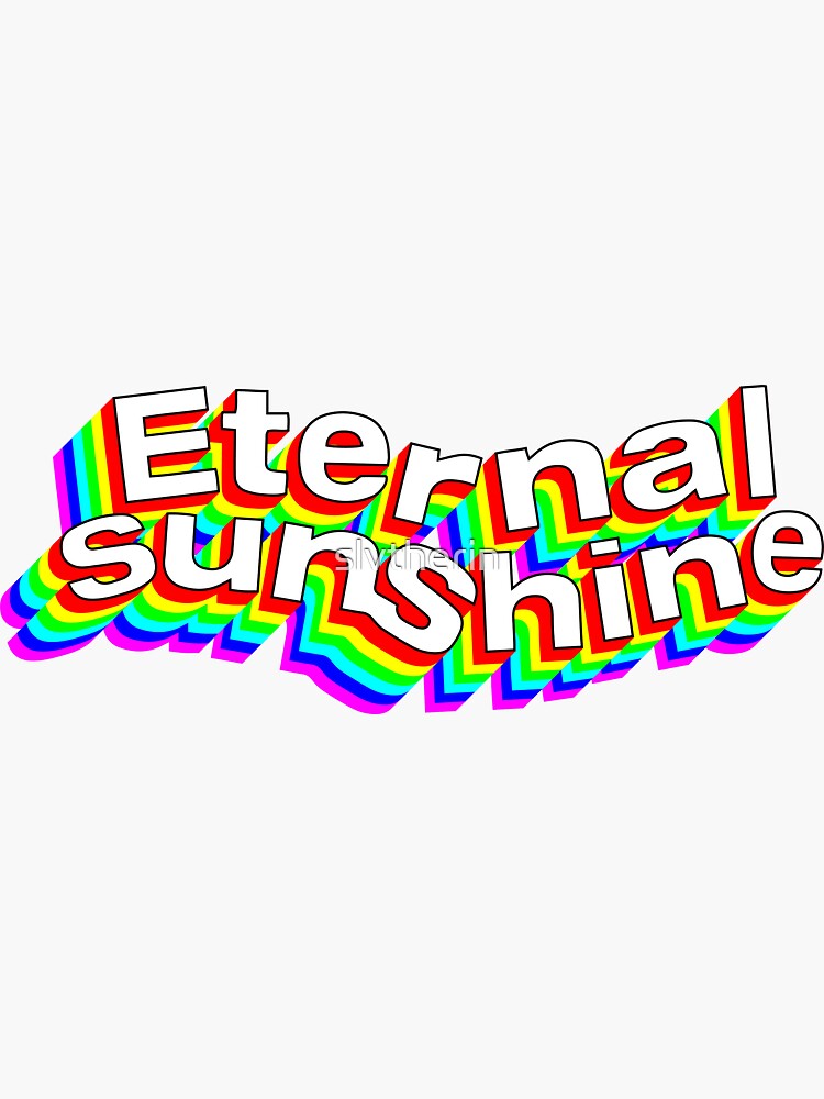 "eternal sunshine sticker" Sticker for Sale by slvtherin | Redbubble