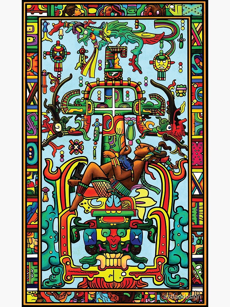 "Pacal Maya Emperor" Poster for Sale by aztlandesign | Redbubble
