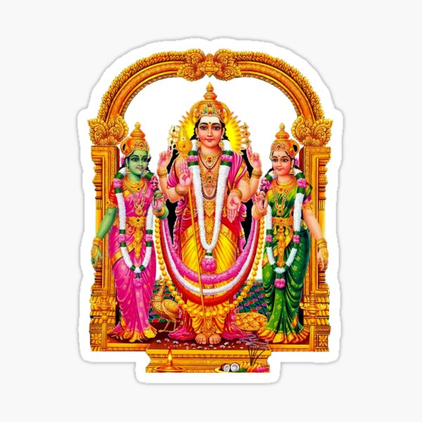 "Lord Murugan" Sticker for Sale by aruvanita | Redbubble
