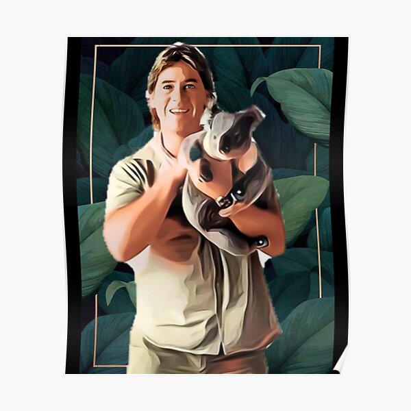 "Steve irwin " Poster for Sale by Pabpri0 | Redbubble