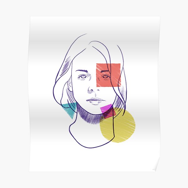 "Beautiful face" Poster for Sale by lunardecenio | Redbubble