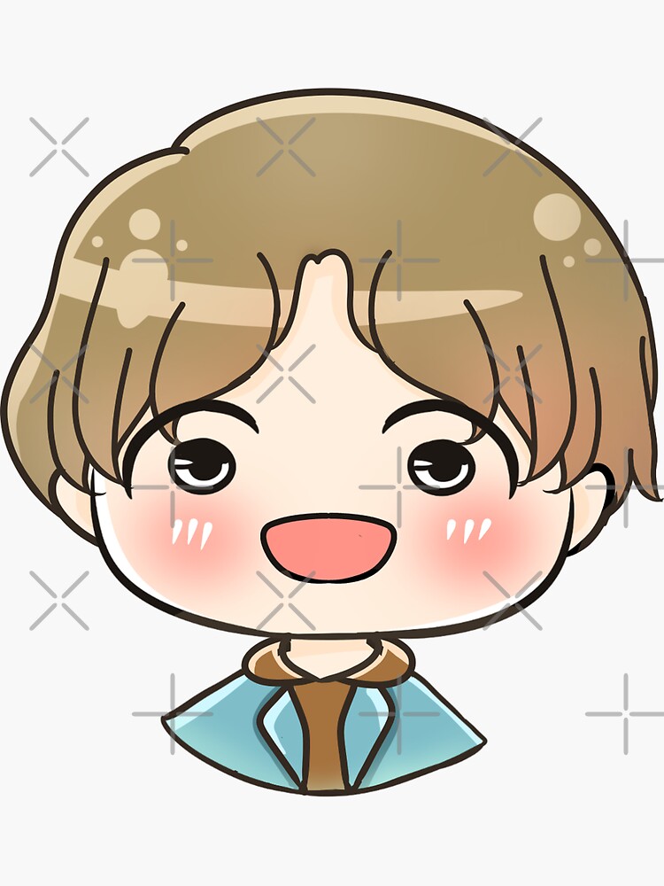 "Monsta X Minhyuk Chibi" Sticker for Sale by Chiseichii | Redbubble