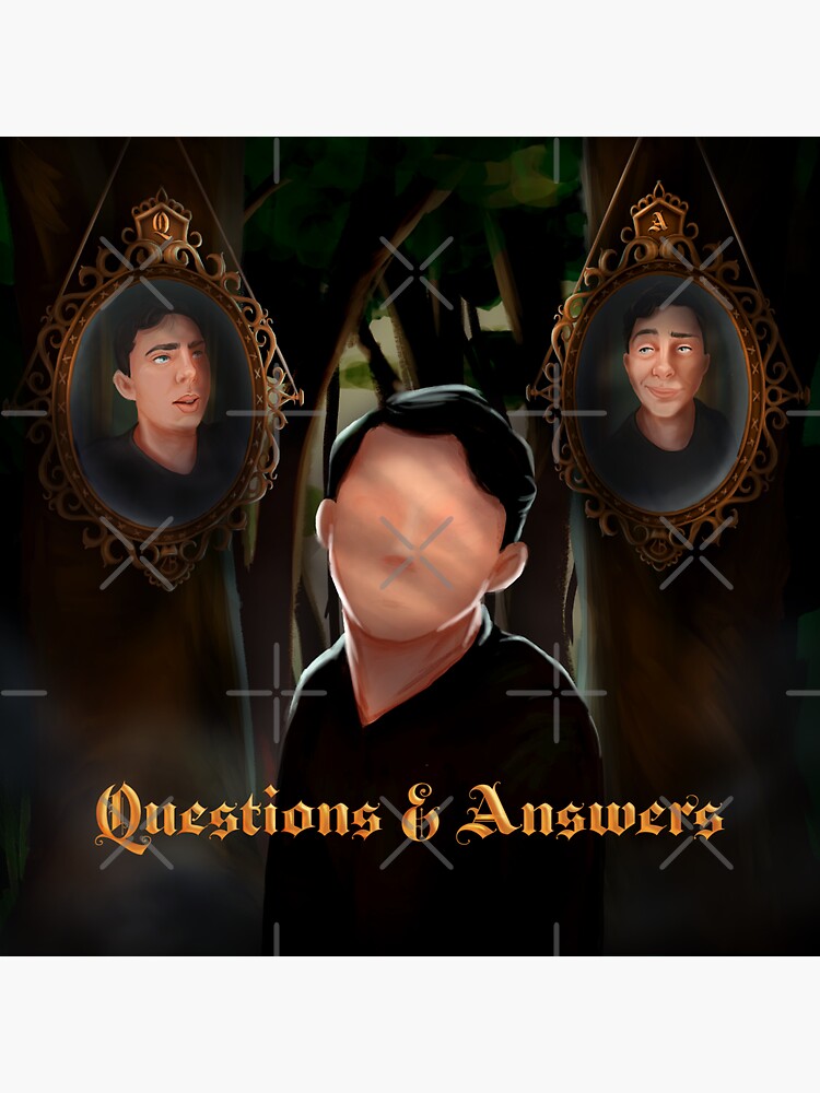 "Questions & Answers" Sticker by DarienNoel | Redbubble