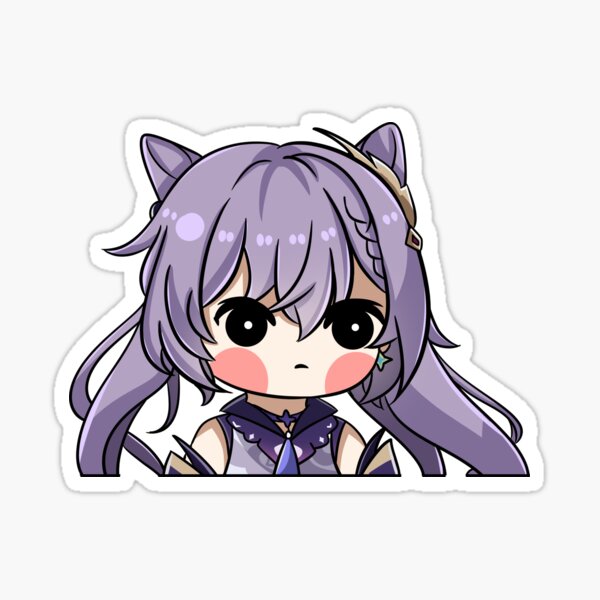 "GENSHIN IMPACT KEQING" Sticker for Sale by Chiseichii | Redbubble