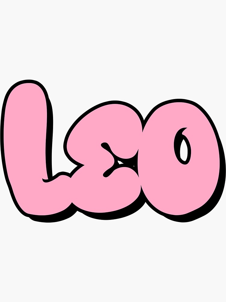 "Leo decal for laptops and cars Sticker - by asdev" Sticker for Sale by ...