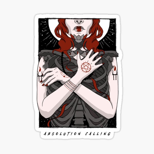 "Absolution calling" Sticker for Sale by M3-Tees | Redbubble