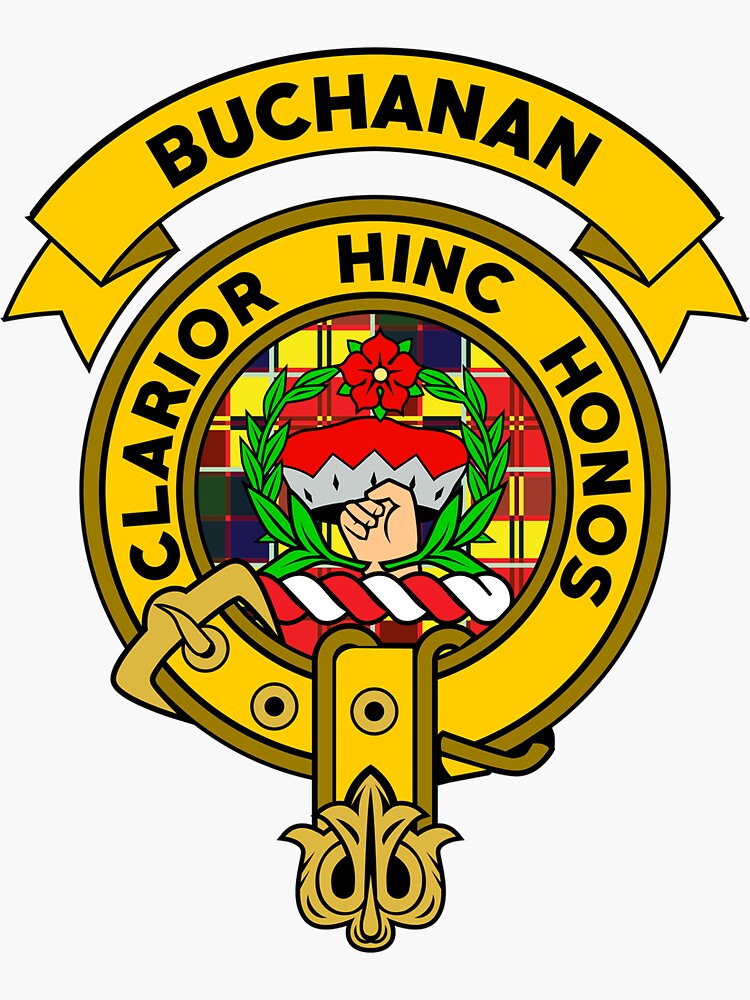 "Buchanan Clan Badge Tartan " Sticker for Sale by OloriHeritage | Redbubble