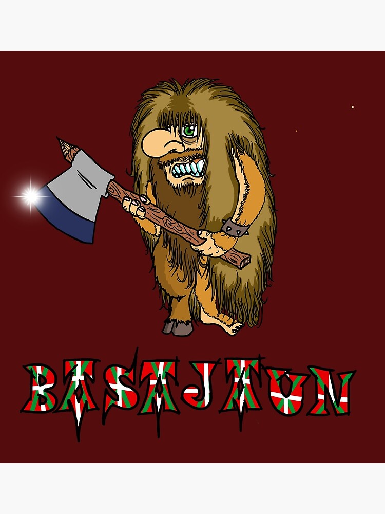 "Basajaun" Art Print for Sale by lleganyes | Redbubble