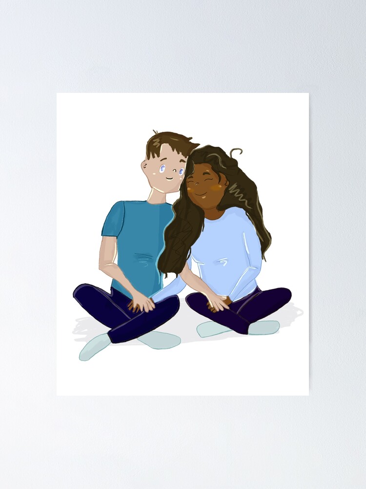 "bwwm couple" Poster for Sale by Petitefemme | Redbubble