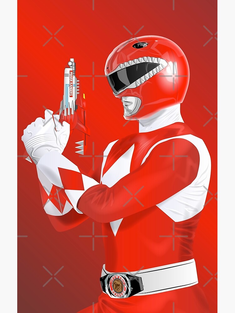 "Red Sentai Power" Poster for Sale by CreativeSpero | Redbubble