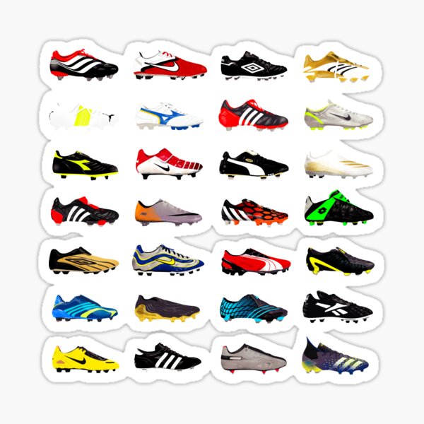"Football boots" Sticker for Sale by mrkjhnwht | Redbubble