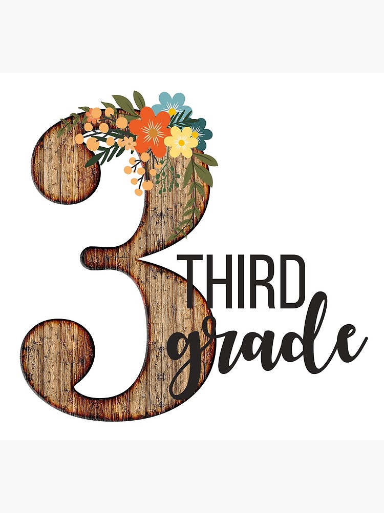 "3rd Grade" Poster by Martini-Four | Redbubble