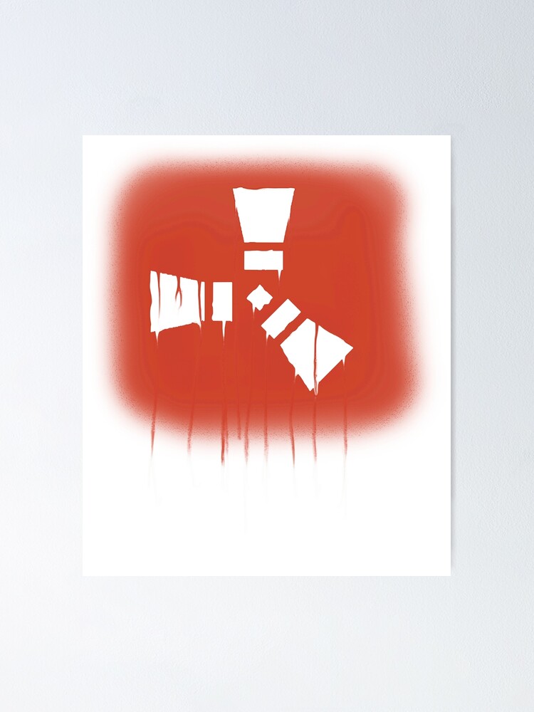 "Rust Logo SprayPaint Essential" Poster for Sale by gradehonor | Redbubble