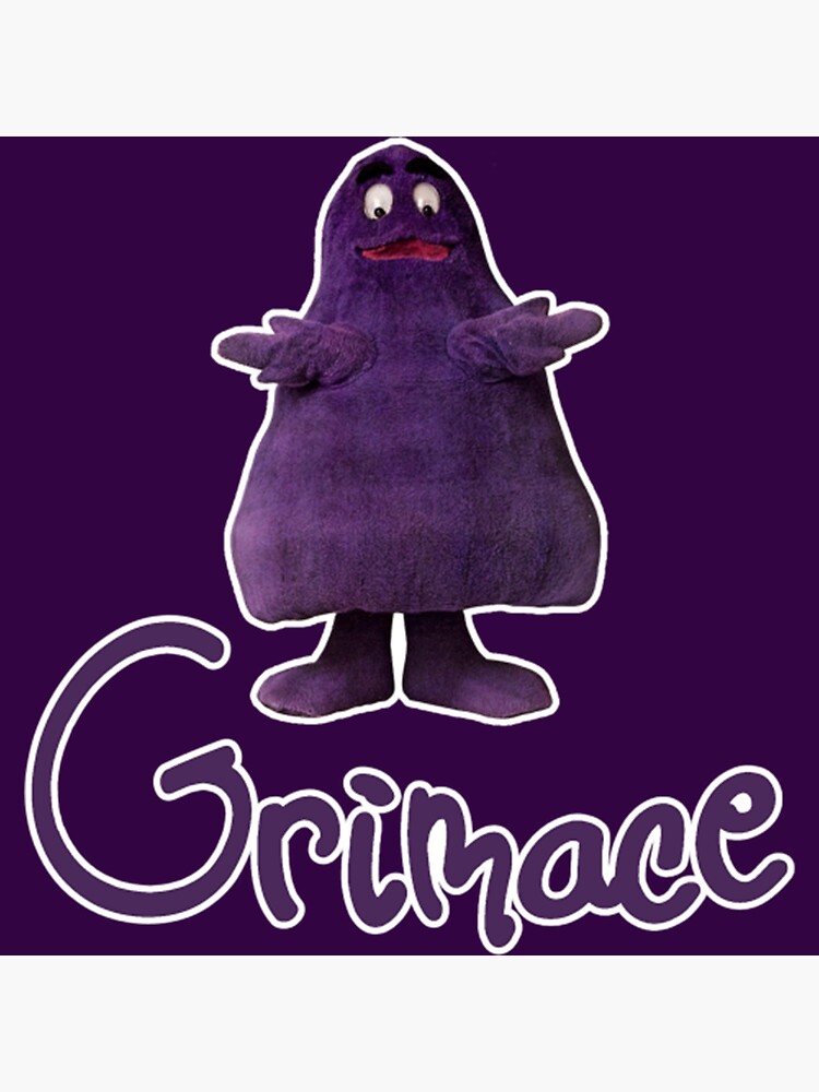 "Grimace " Poster by Minoohaly | Redbubble