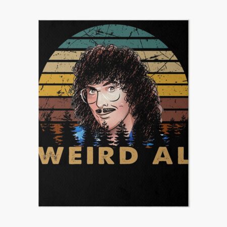 "Vintage Weird Al Arts Yankovic - Weird Al Design" Art Board Print for ...