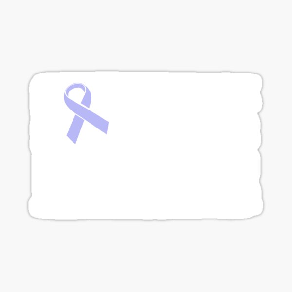 "Stomach Cancer Awareness Fighter American Flag Periwinkle" Sticker for ...
