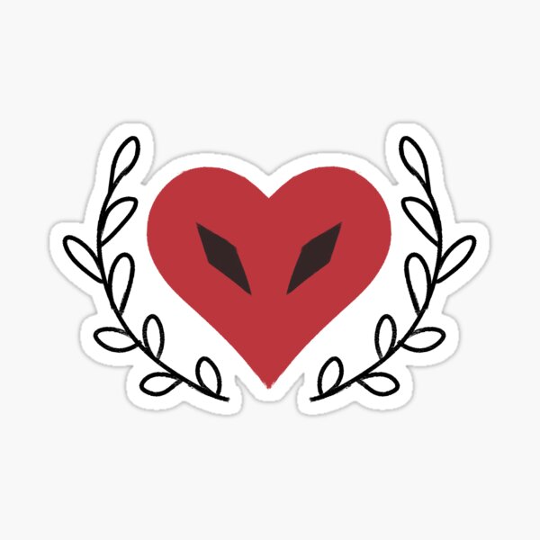 "Philza Hardcore heart wreath rounded" Sticker for Sale by Leopard14 ...