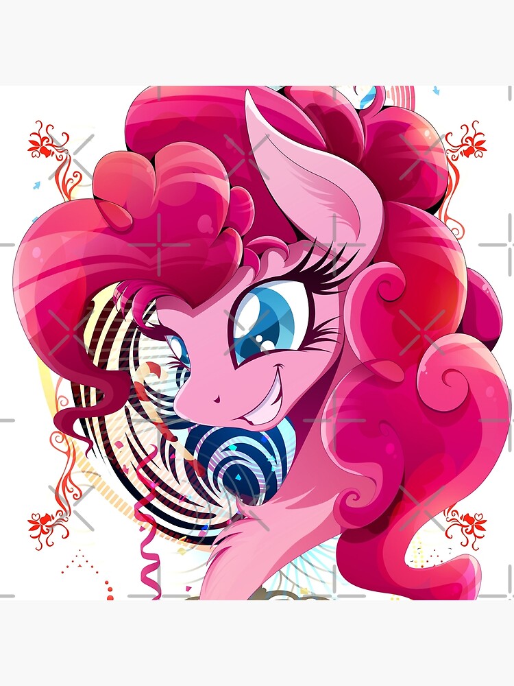 Pinkie Pie Card Edition Clock For Sale By Rariedash Redbubble