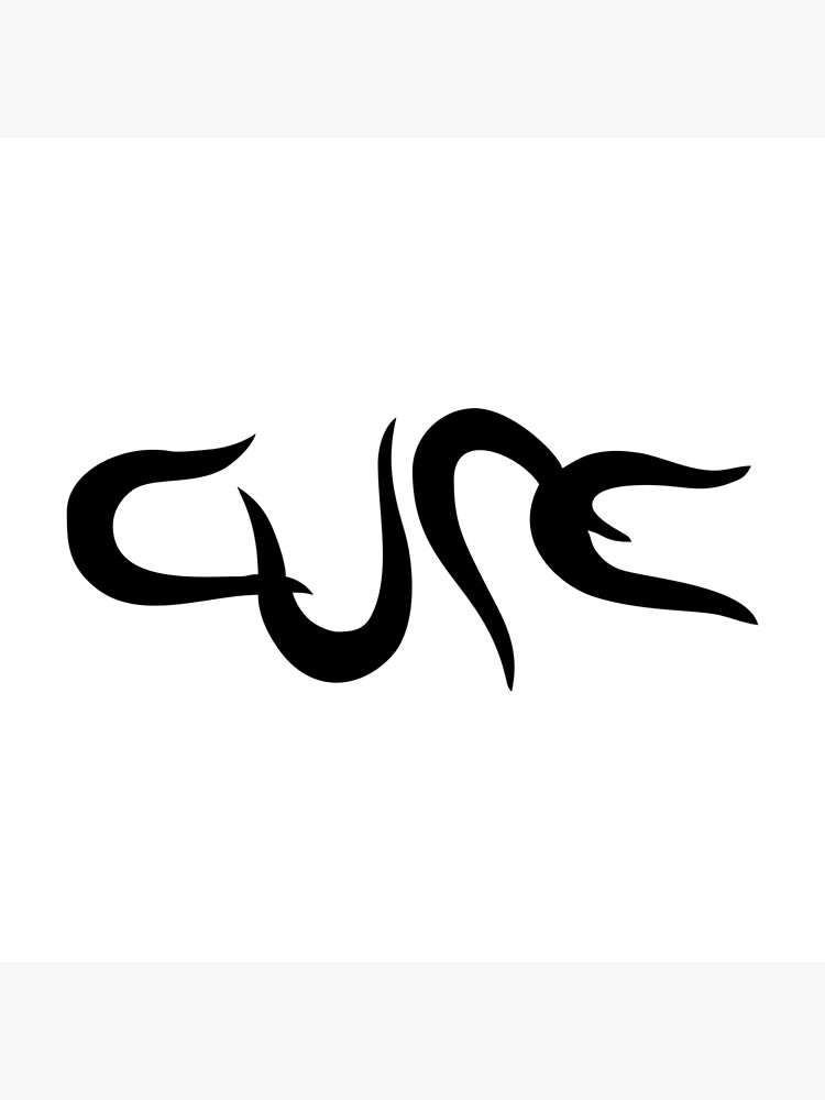 "The Cure Logo" Poster for Sale by datymima43 | Redbubble