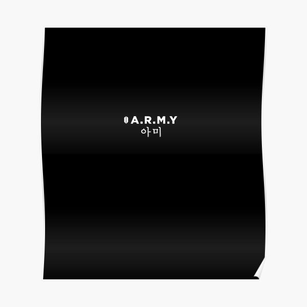 "bts army" Poster for Sale by lintanawaid | Redbubble