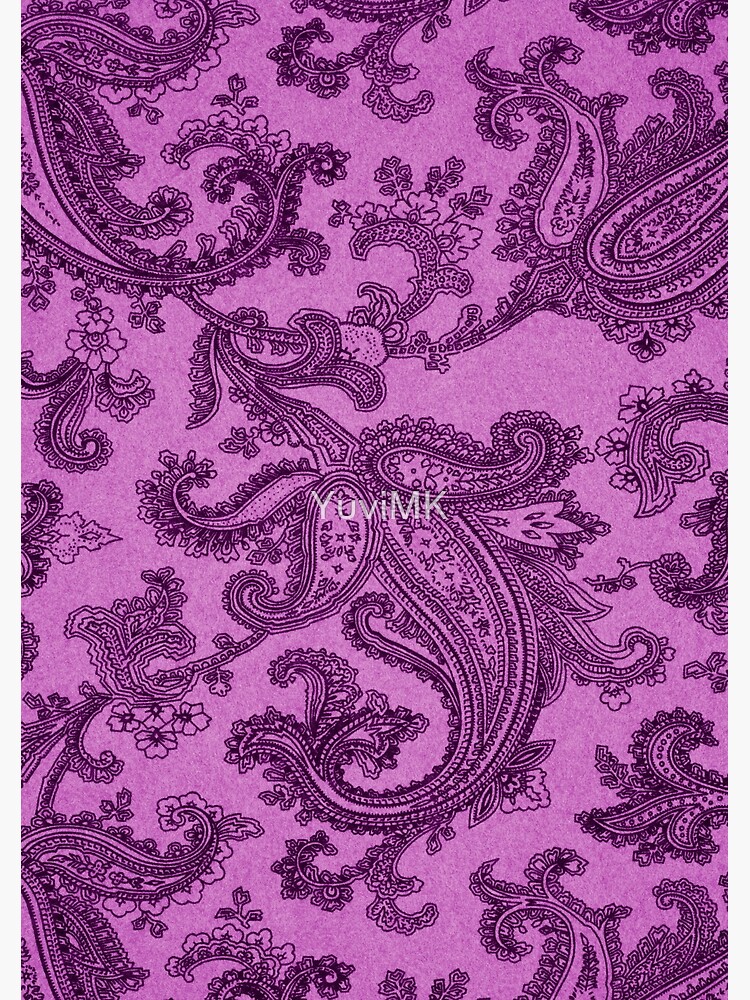 "Magenta Victorian Style Floral Pattern" Poster for Sale by YuviMK ...