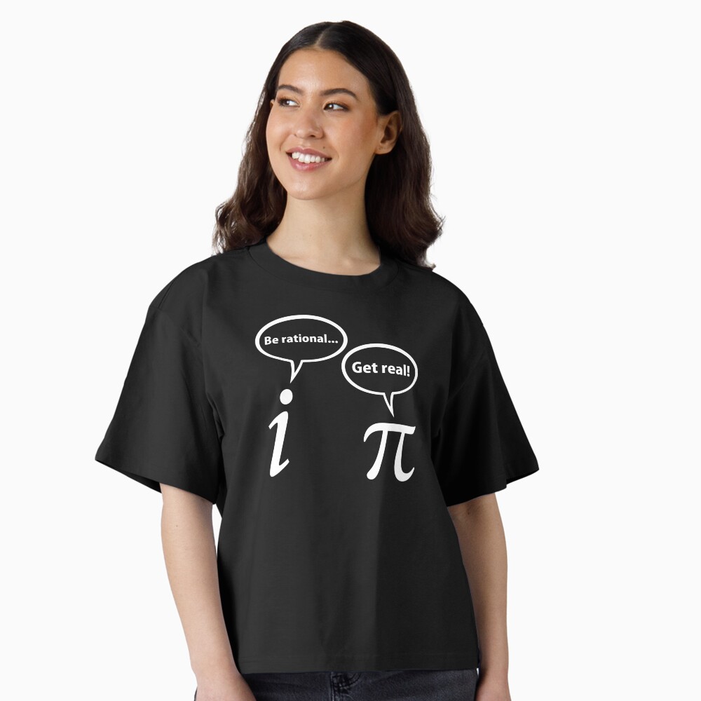 "Be Rational Get Real Imaginary Math Pi" Essential T-Shirt for Sale by ...