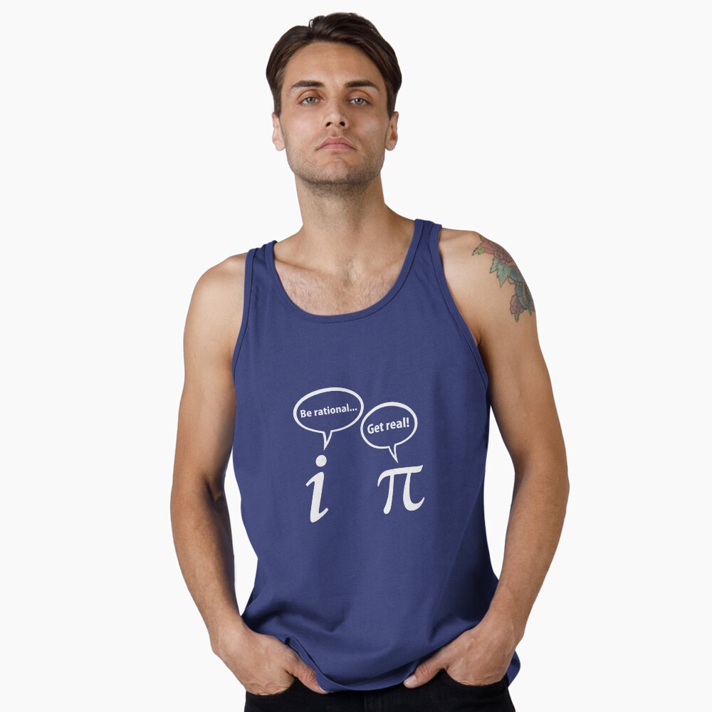 "Be Rational Get Real Imaginary Math Pi" Essential T-Shirt for Sale by ...